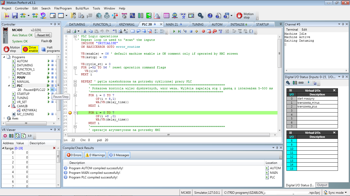Motion Perfect v4.4 | Oprogramowanie od Trio Motion